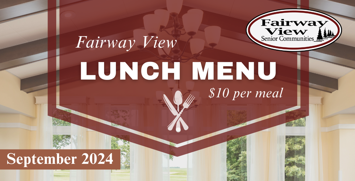 FWV Lunch Menu - September 2024
