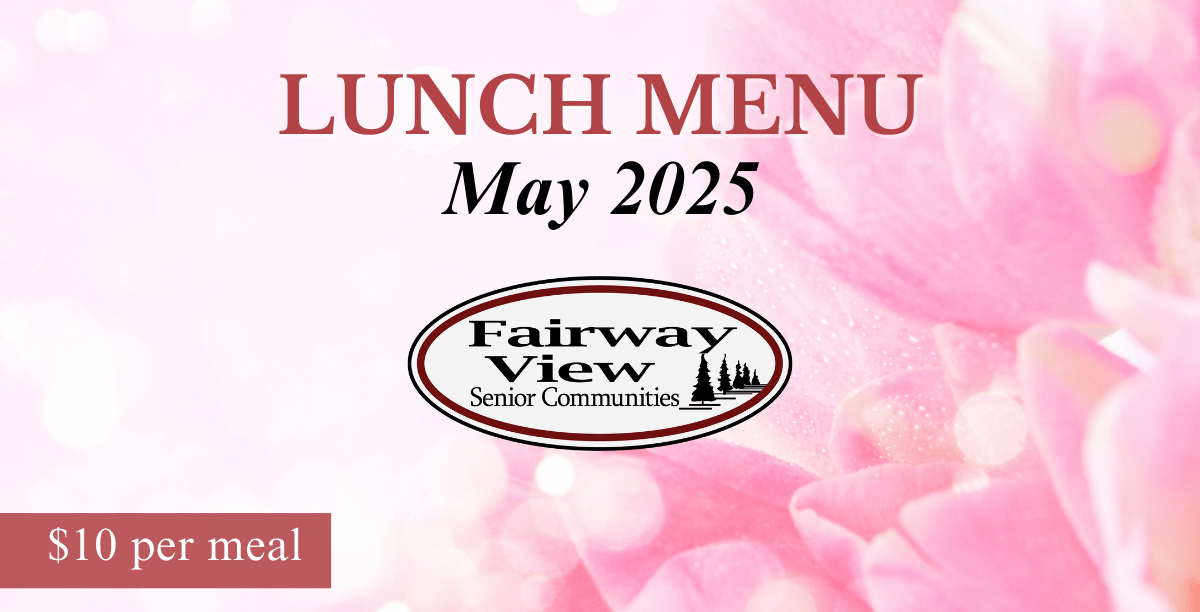 FWV Lunch Menu - May 2025