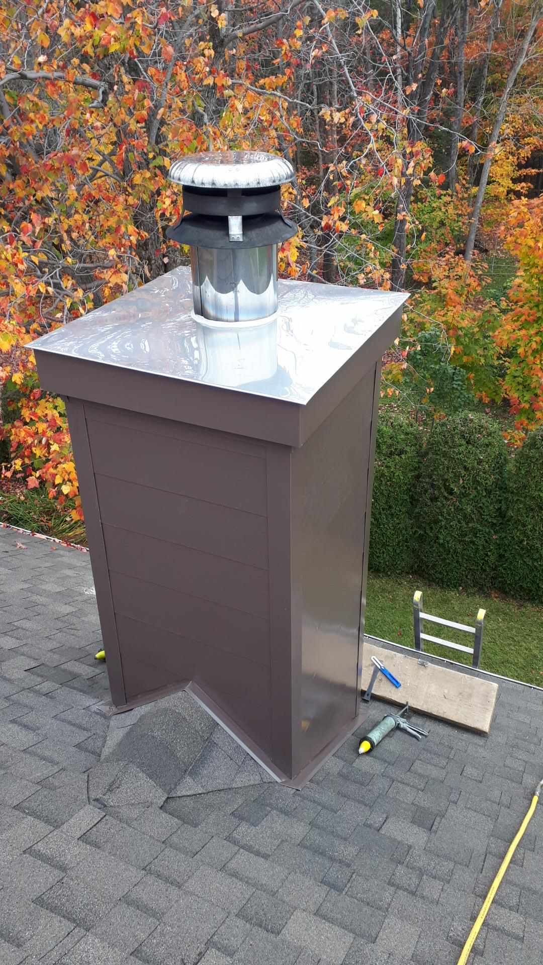 Cap et recouvrement de cheminée | Ferblanterie R. Martin