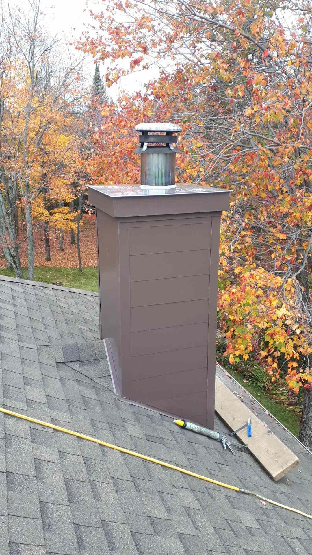 Cap et recouvrement de cheminée | Ferblanterie R. Martin