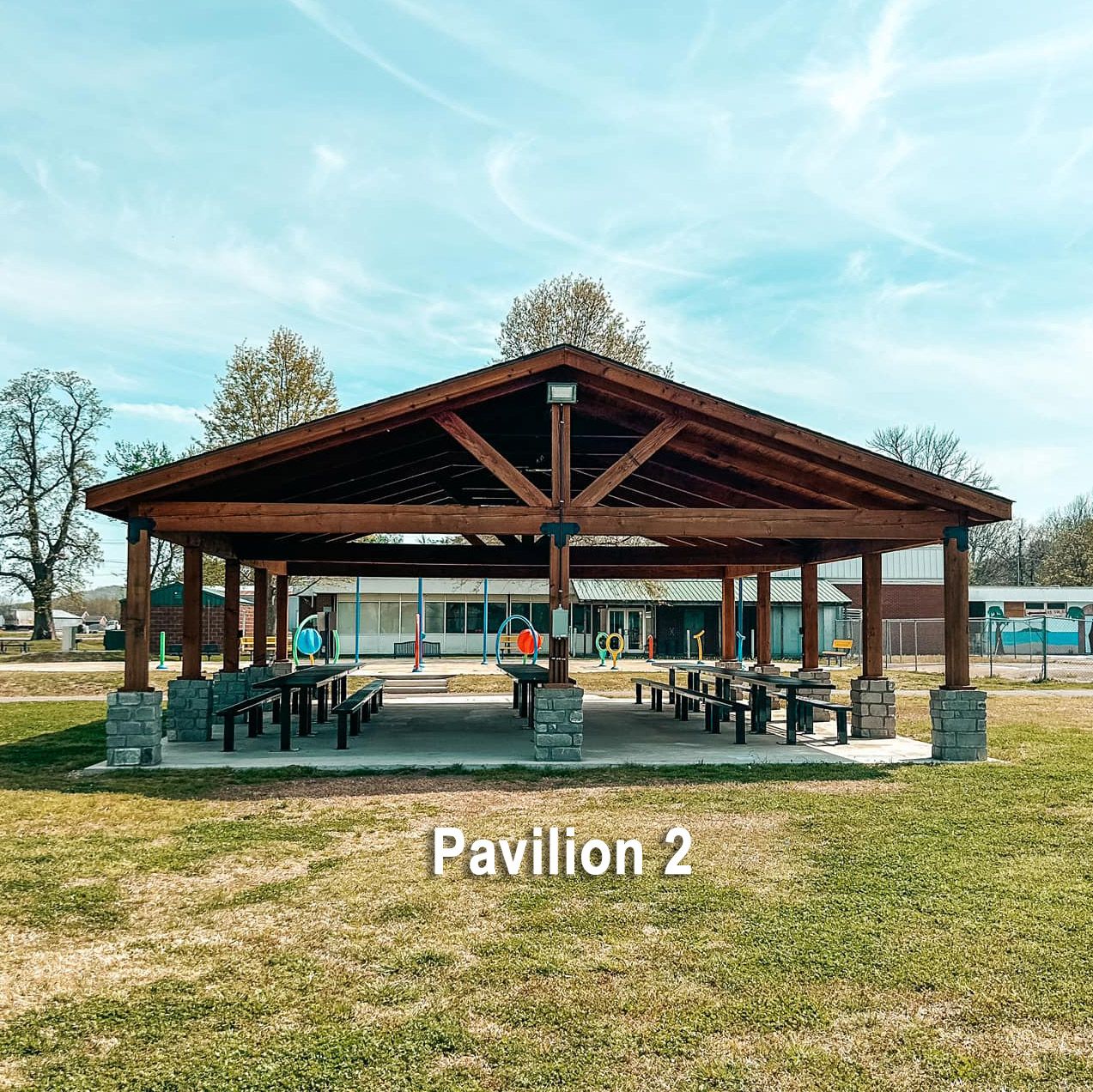 The park pavilion is available for your outdoor event