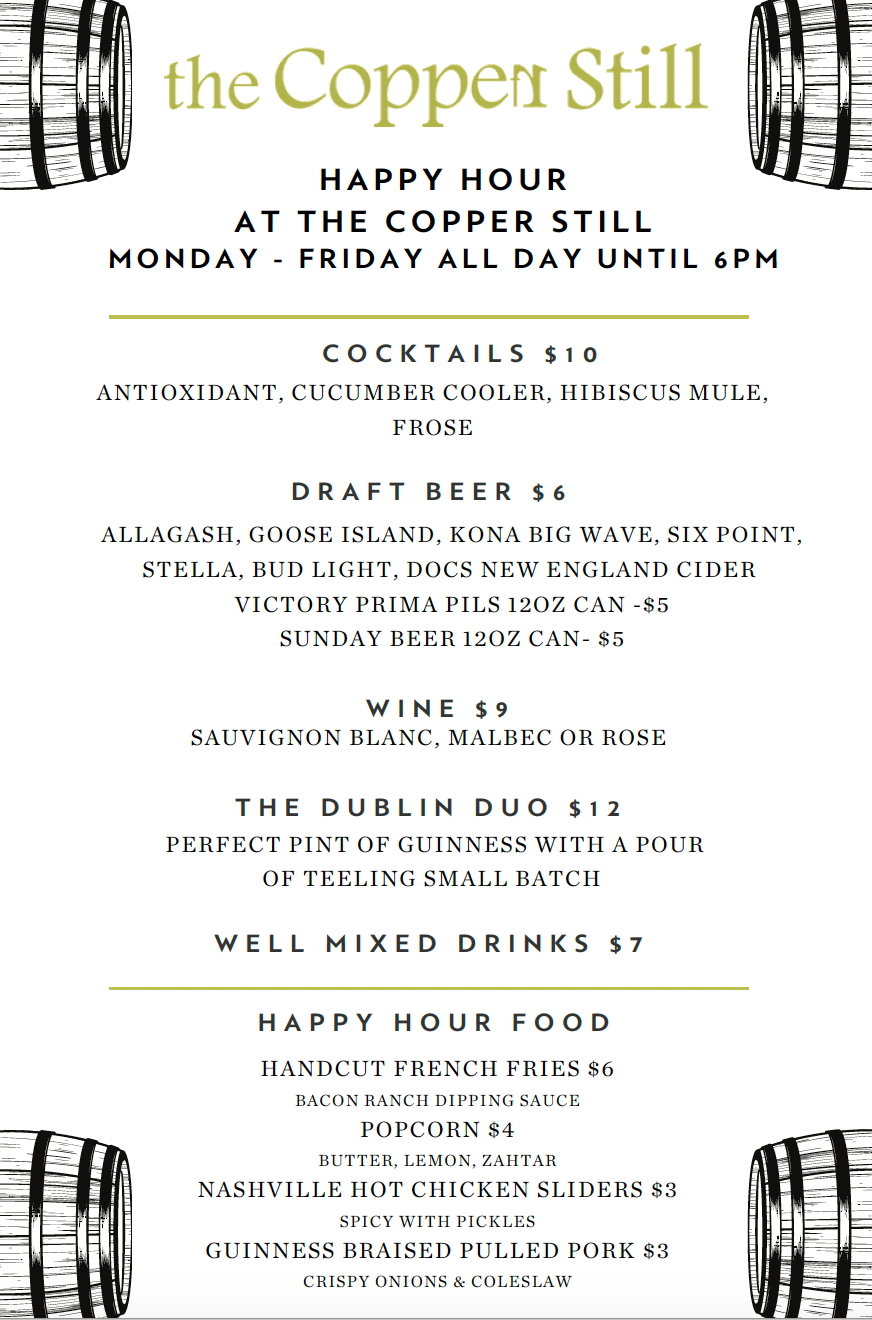 The Copper Still New York City Bar and Restaurant