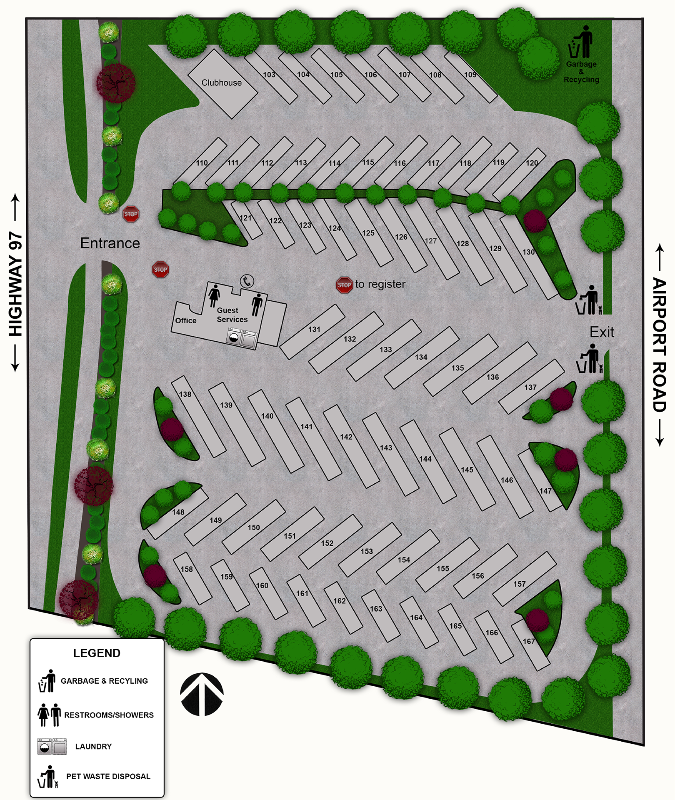 Map | Desert Gem RV Resort