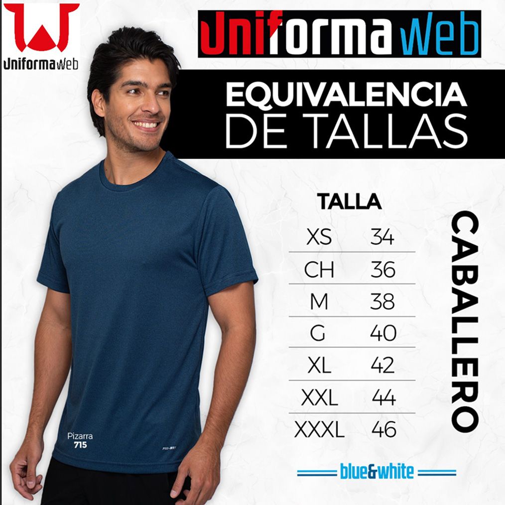 Uniformes Blue & White en la Ciudad de México - UNIFORMAWEB
