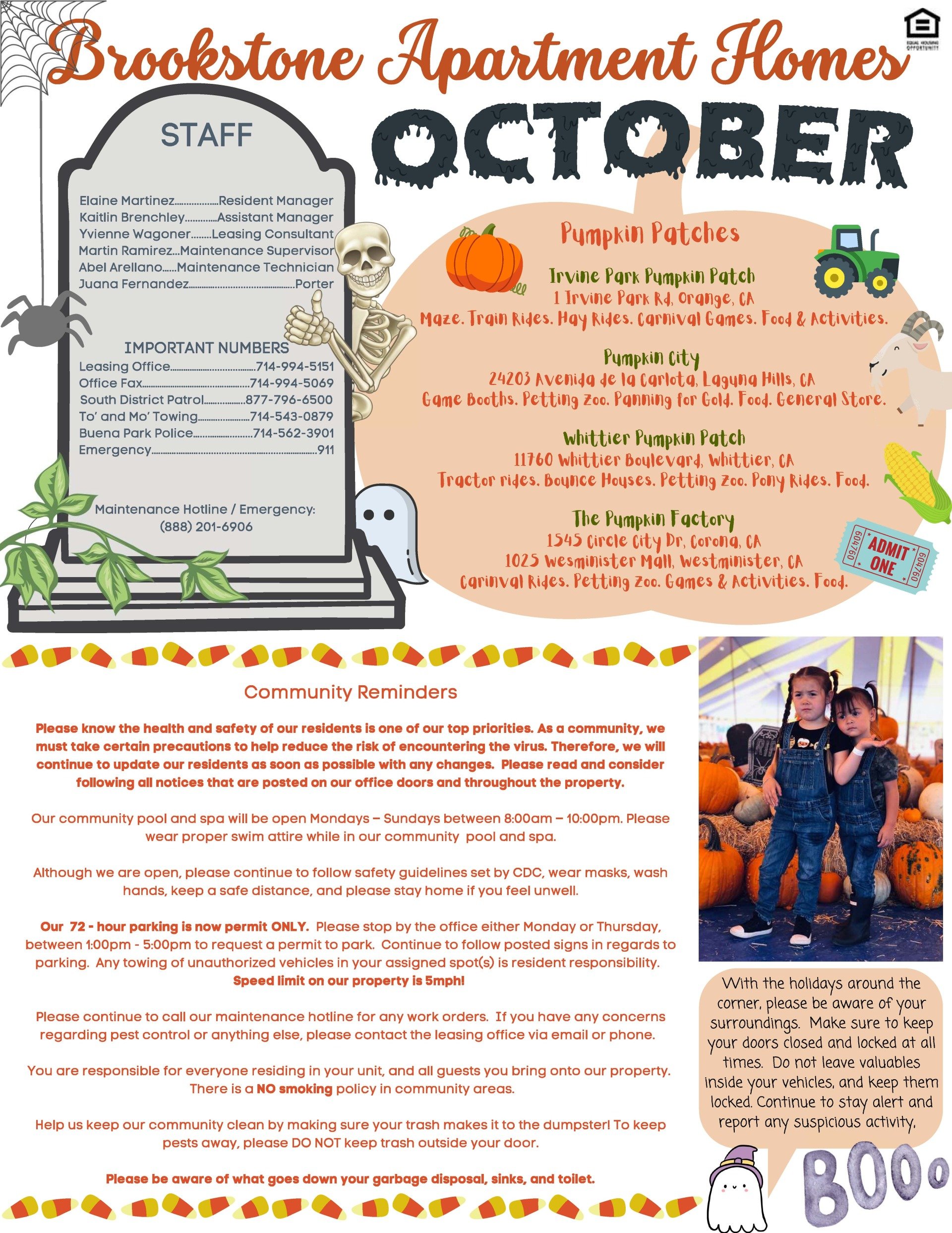 Resident Newsletter - October
