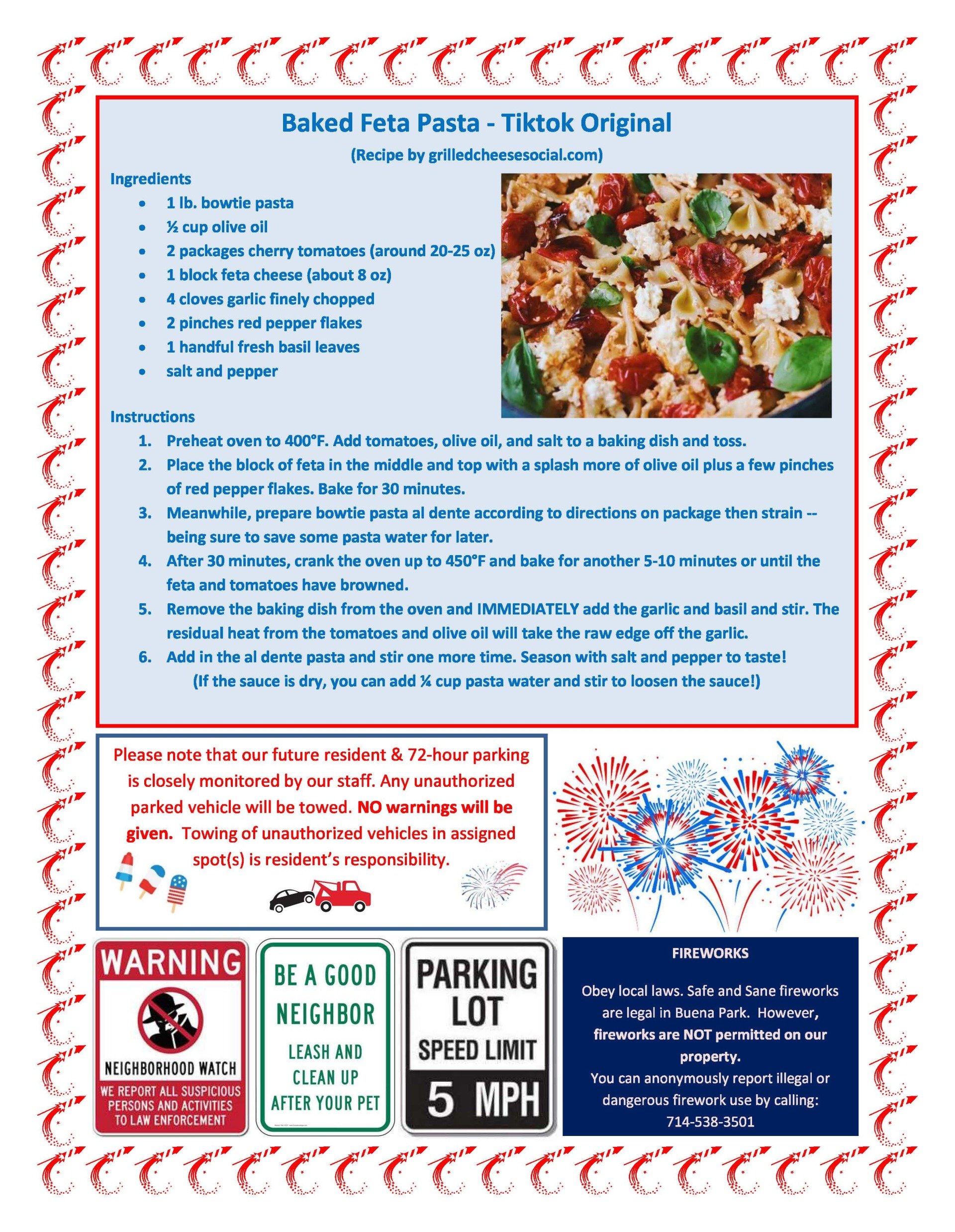 Resident Newsletter - July