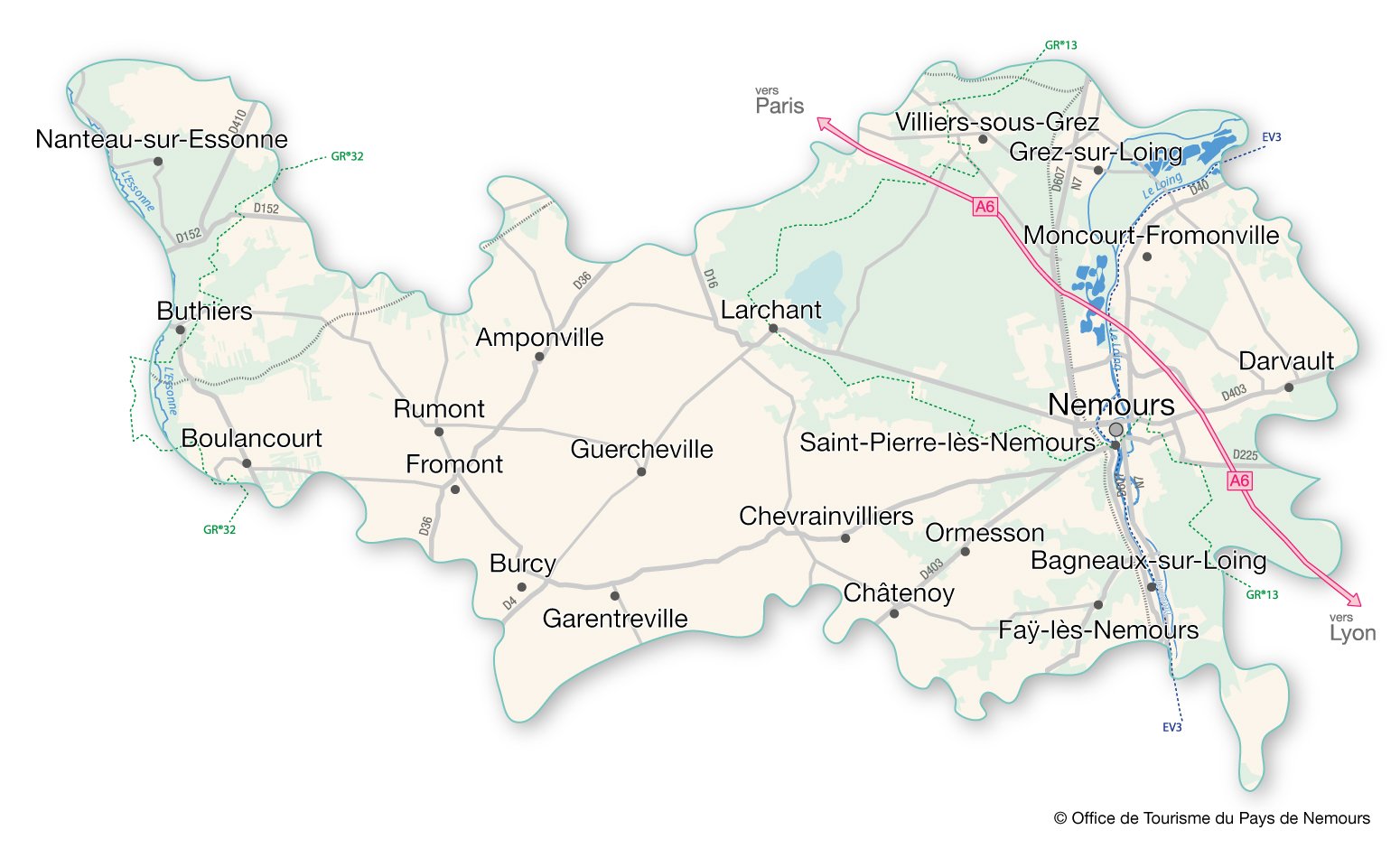 Découvrez le territoire du Pays de Nemours