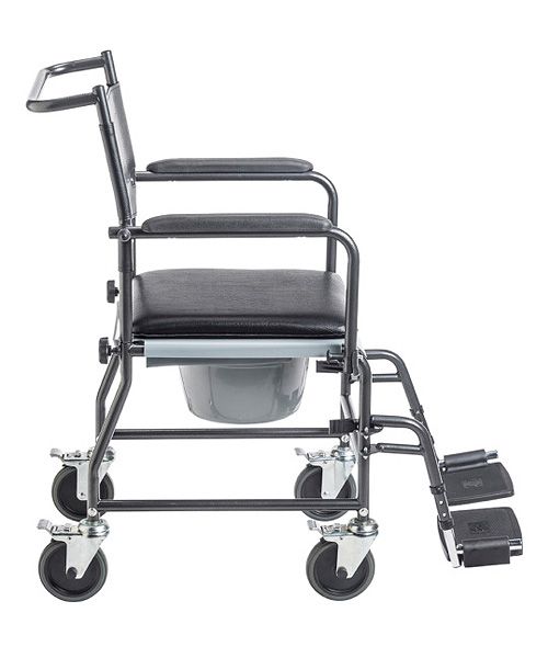 Upholstered Drop Arm Commode | TLC MEDICAL SUPPLY