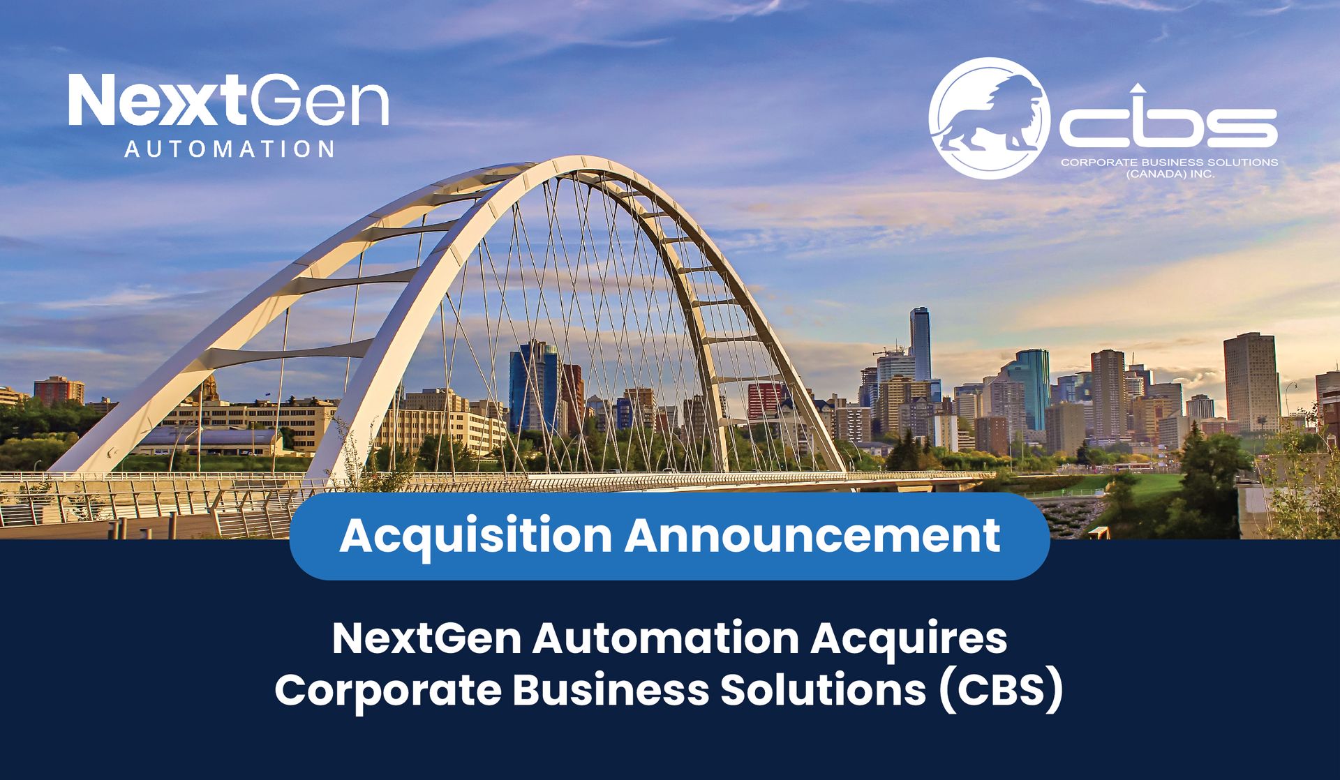 NextGen Automation Acquires Corporate Business Solutions (CBS)