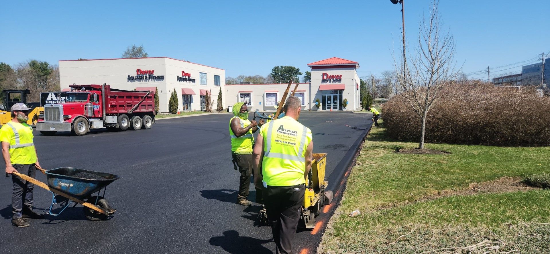 Commercial Paving Gallery | Asphalt Engineering | MA