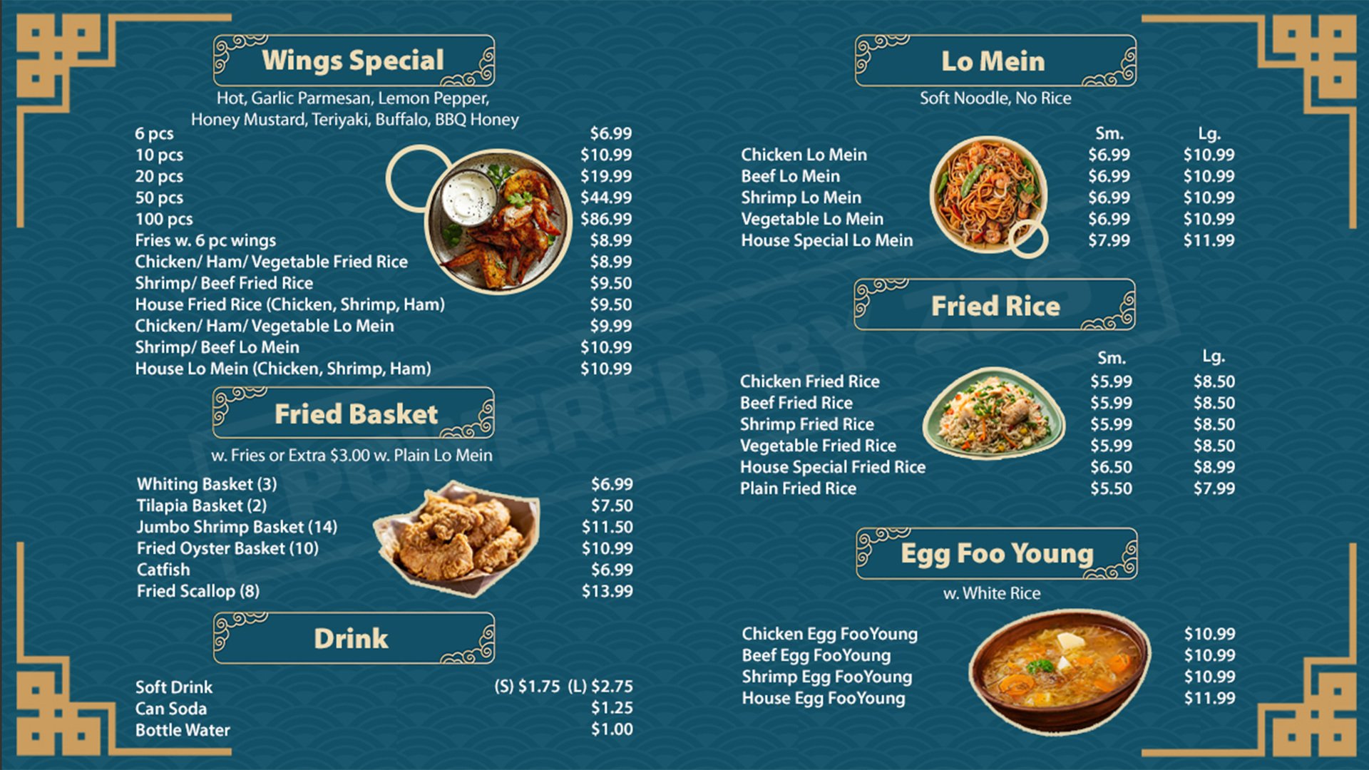 TV Menu Design