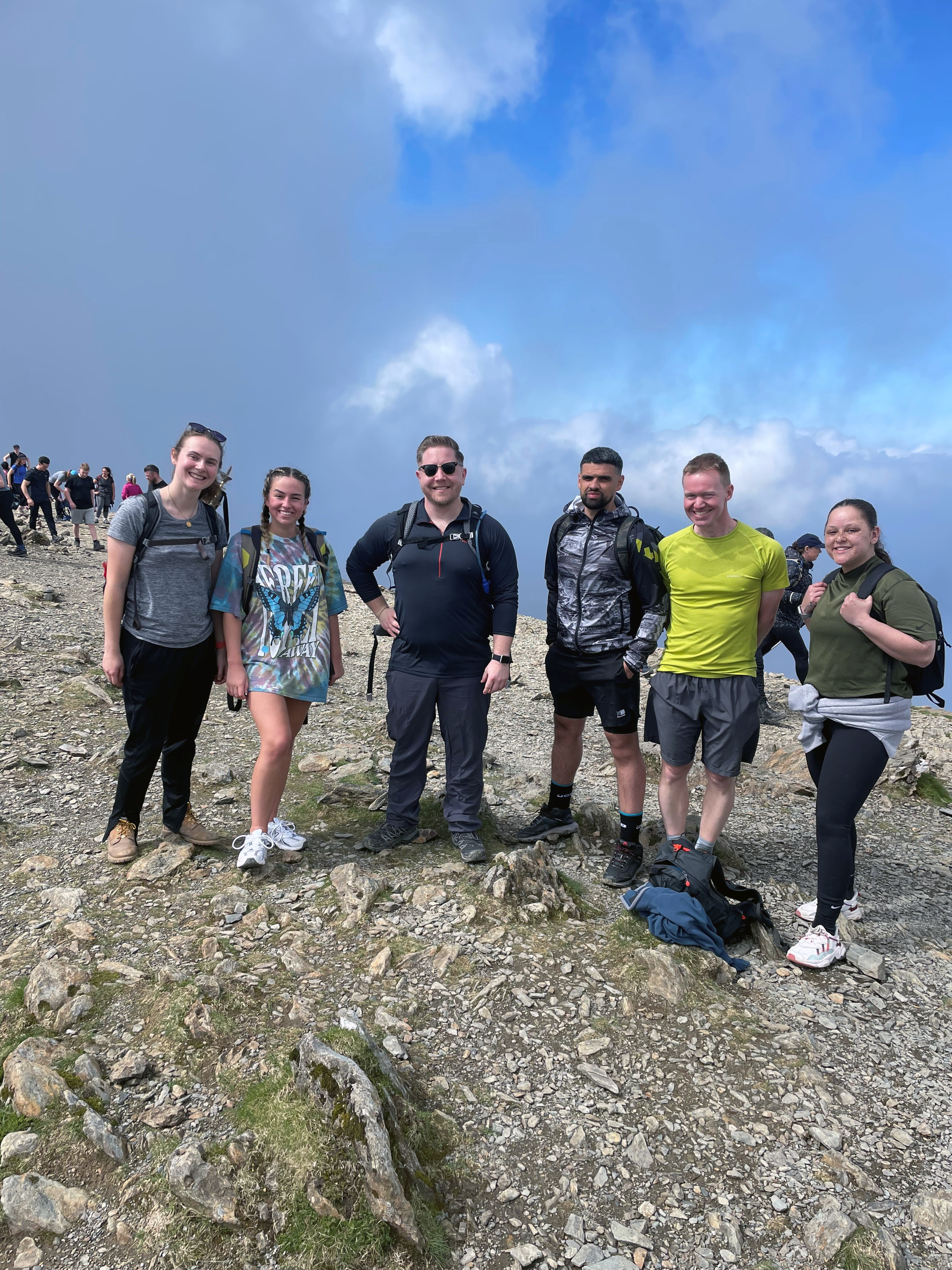 Hiking up Snowdon for Brighter Days Rescue