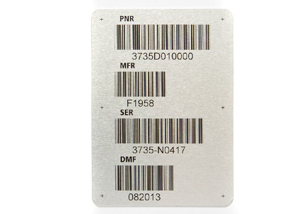 Ackerman Printing and Photoanodize | Aviation Lables