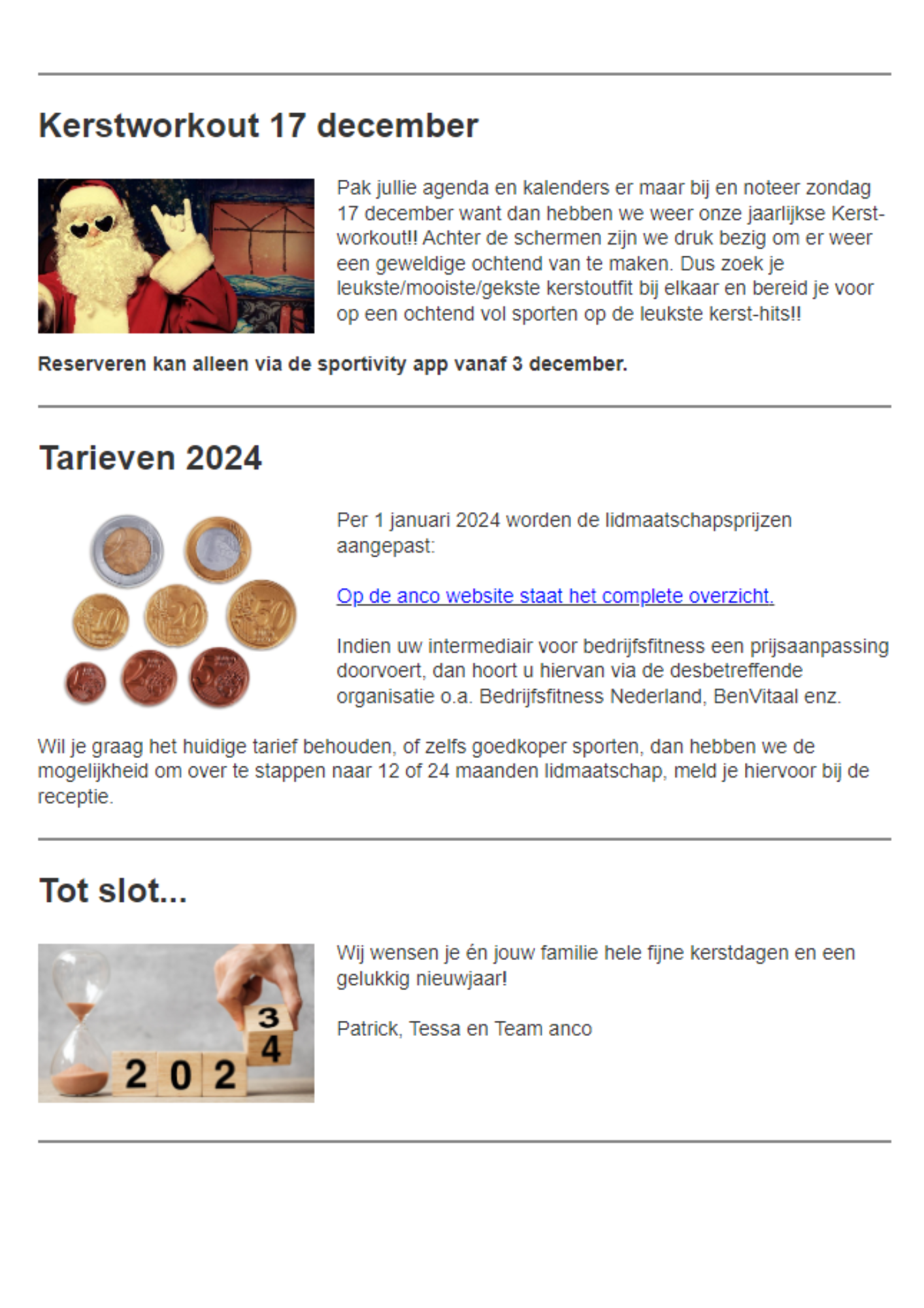 Nieuwsbrief november 2023