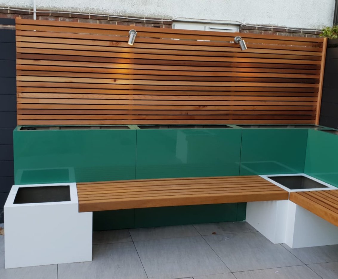 Uni-qa Square Bench Seating | Add a Modern Touch to Your Outdoor Space