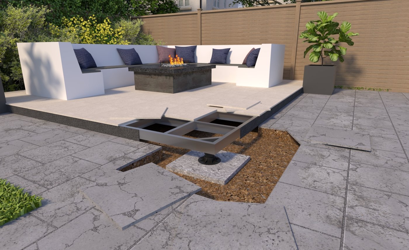 Uni-qa Linear Bench Seating | Luxurious Outdoor Seating with a Modern Twist