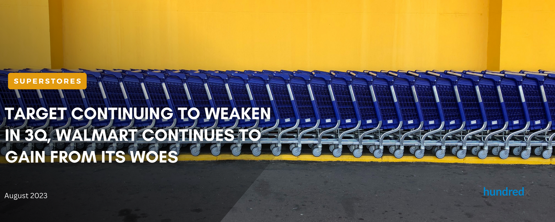 Target Continuing to Weaken in 3Q, Walmart Continues to Gain