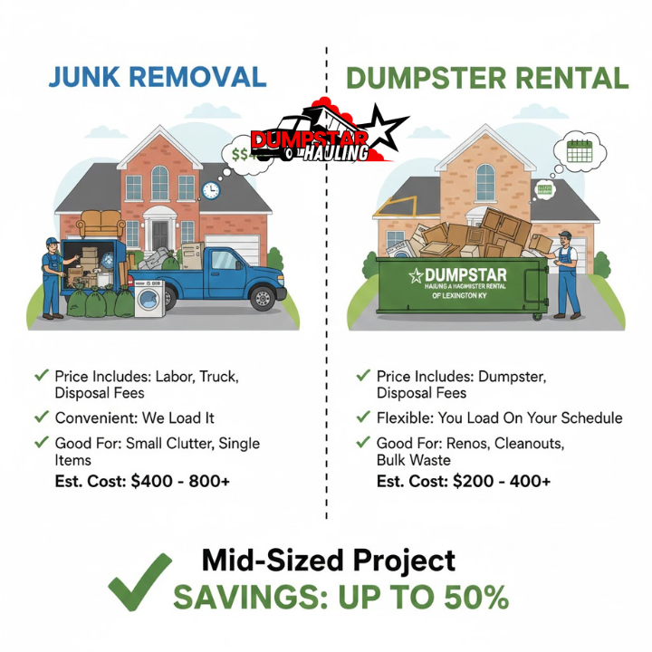 Is Junk Removal Cheaper Than a Dumpster Rental in Lexington, KY ...