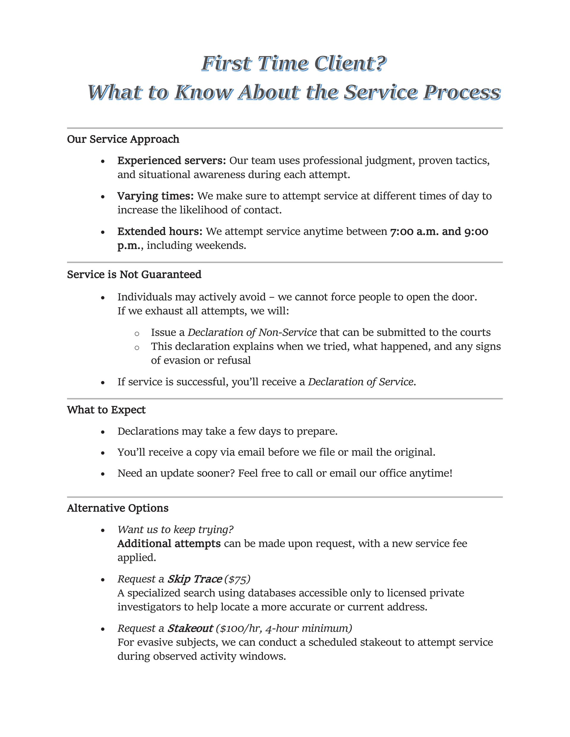 Service of Process - spokanelegalservices.com