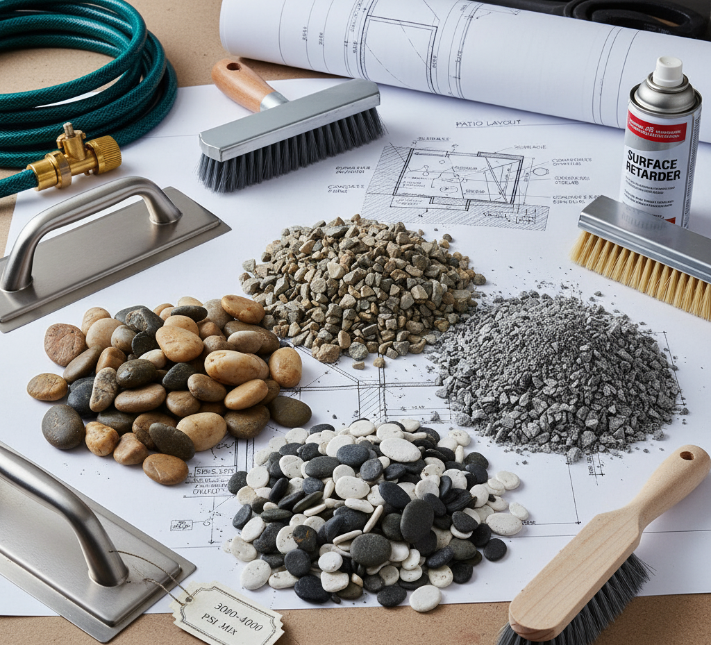 How to Do Exposed Aggregate Concrete Without Costly Mistakes