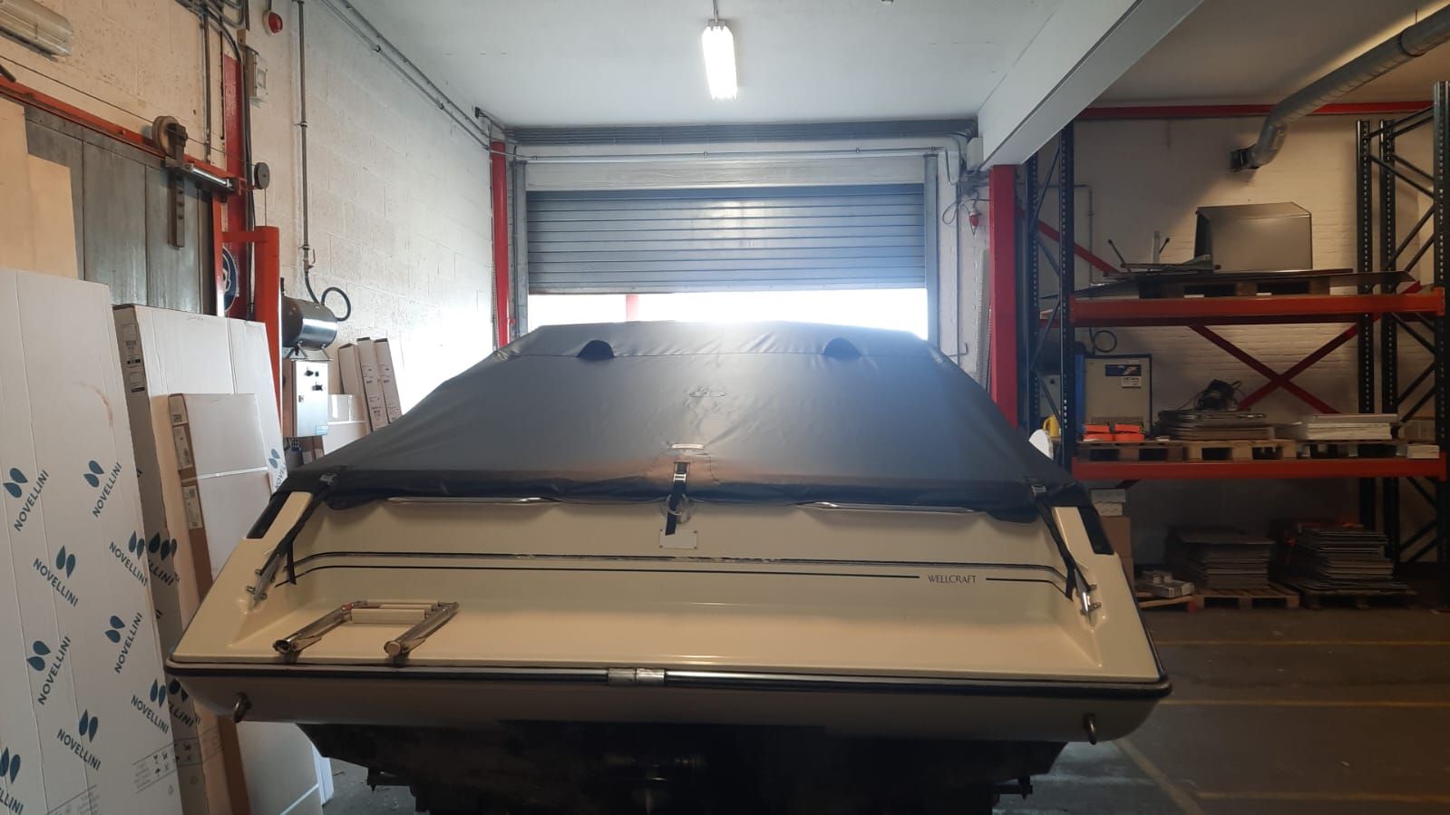 Nieuw afdekzeil speedboot Wellcraft 197 Eclipse