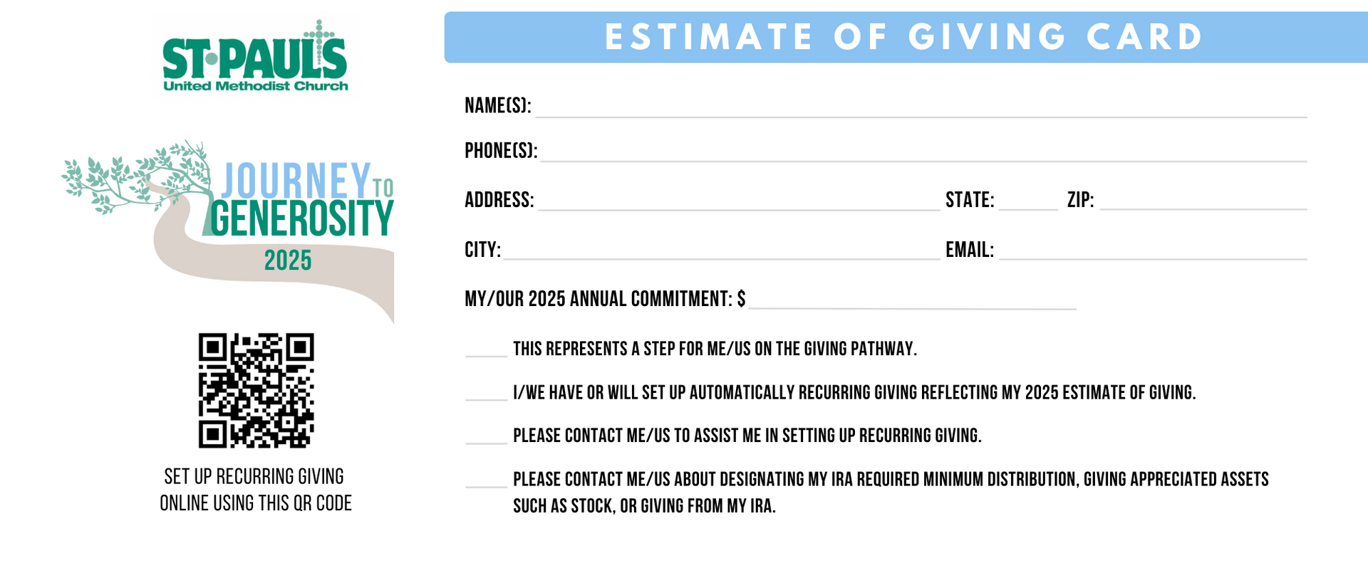 Giving | St. Paul's United Methodist Church