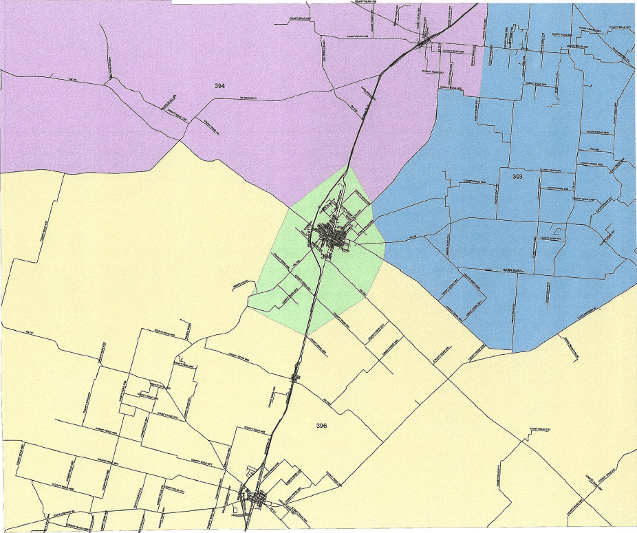 Frio County ESD 1 service providers district map | Frio County ESD 1