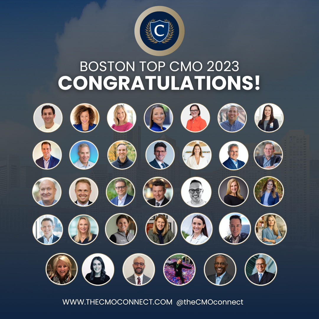 Celebrating Marketing Excellence: The TOP CMOs in Boston 2023