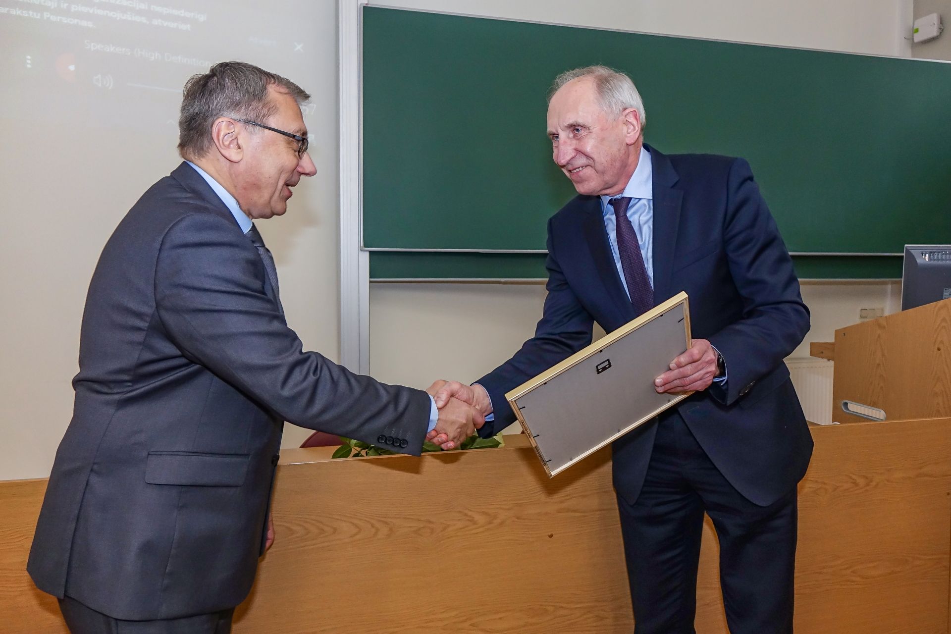 Last Day for Professor Kārlis Krēsliņš as Rector of Ventspils ...