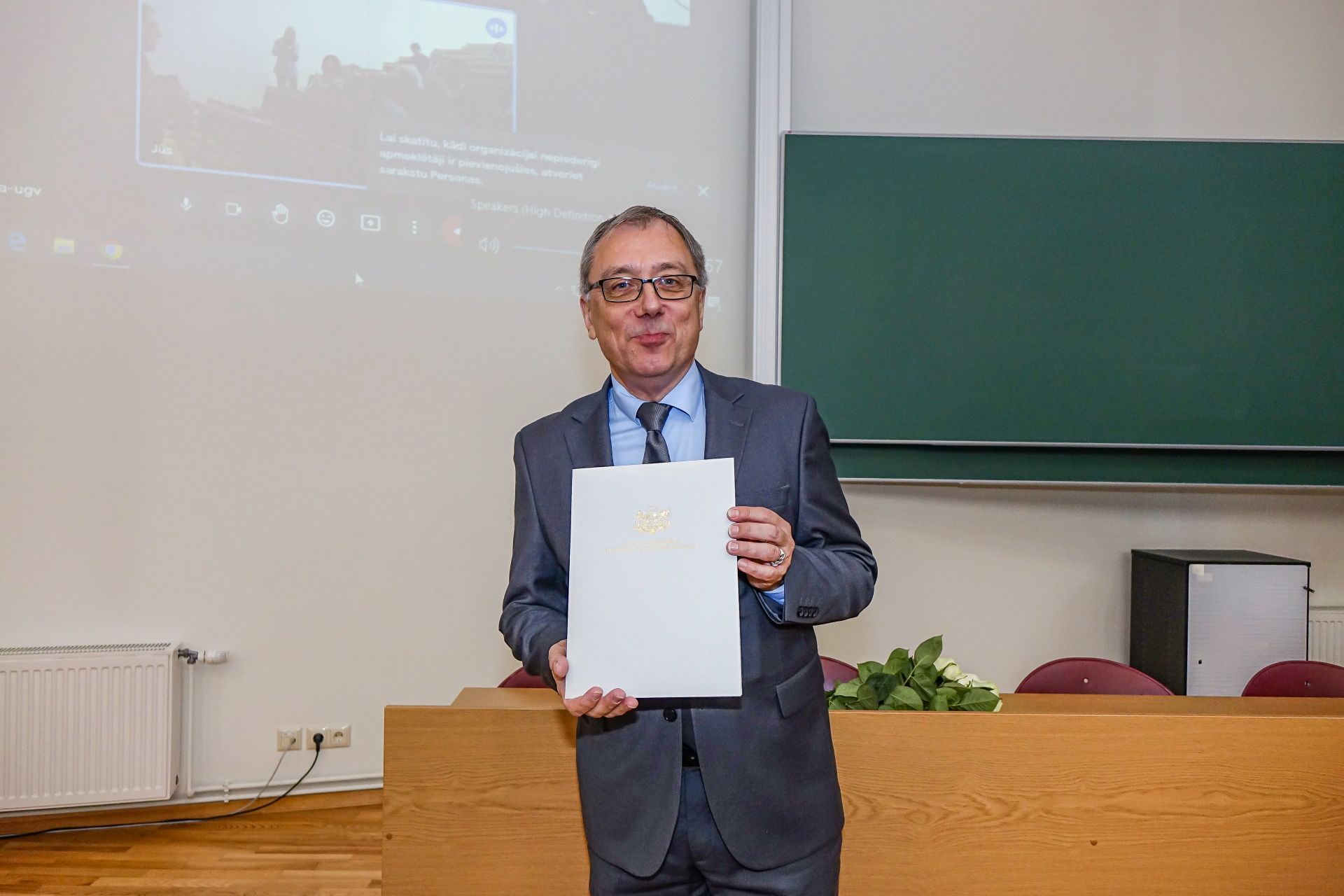 Last Day for Professor Kārlis Krēsliņš as Rector of Ventspils ...