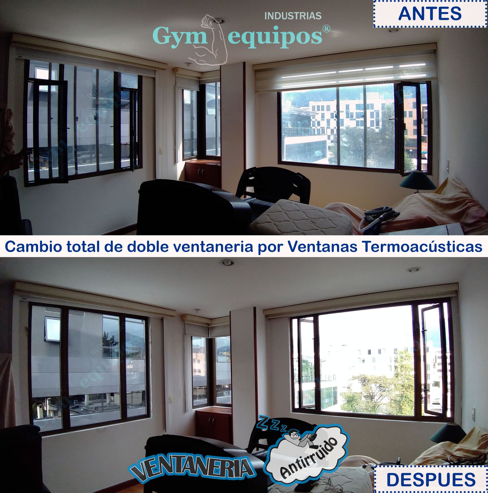 Fabrica de ventanas para el ruido - Antirruido GyM