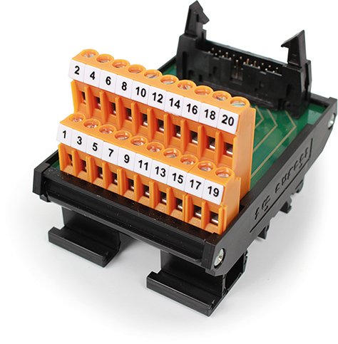 Relay modules, Signal passage modules, Pre-wired cables for PLC & CNC