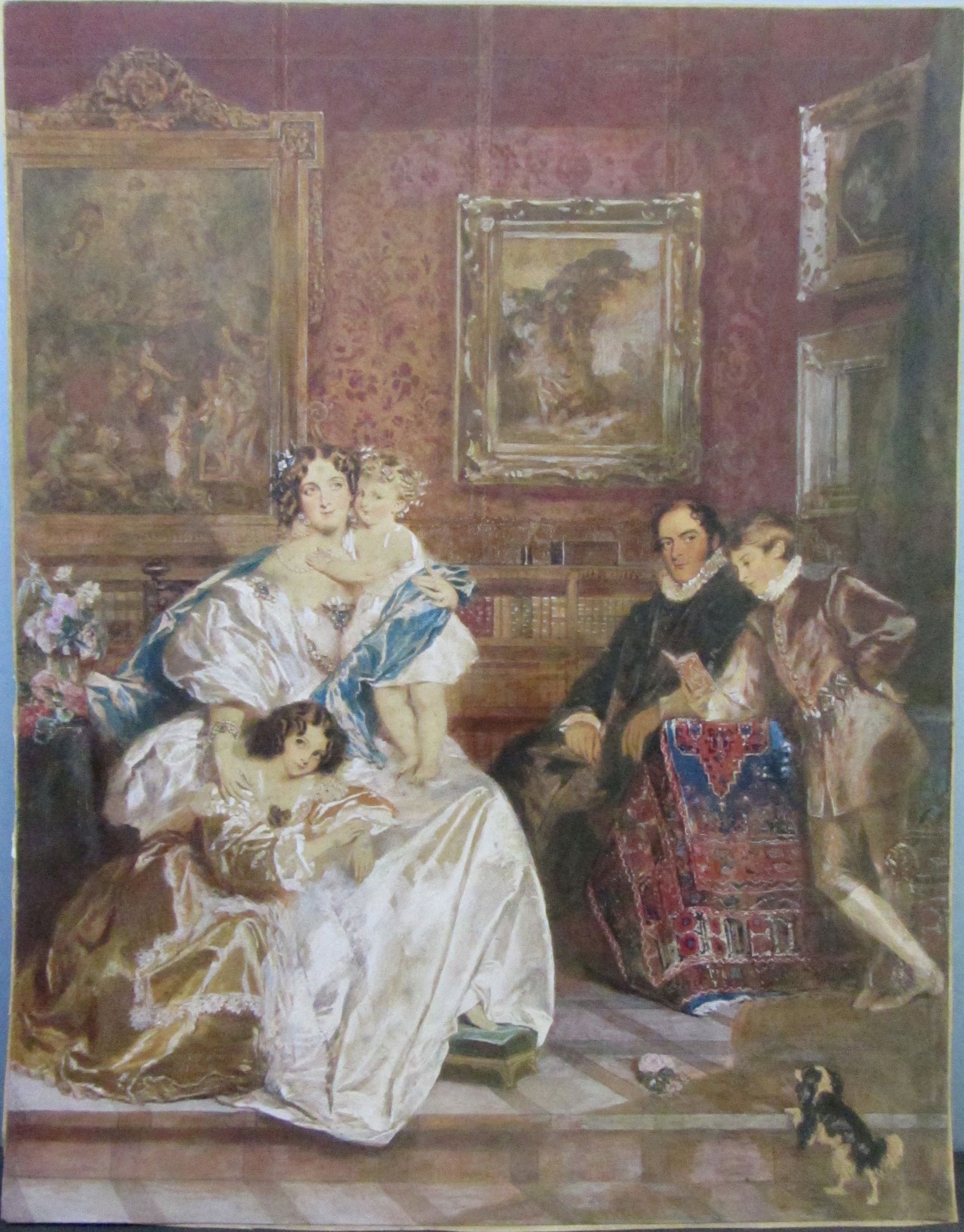 19th Century Family Portrait - Lloyd Haslam & Newton Conservation