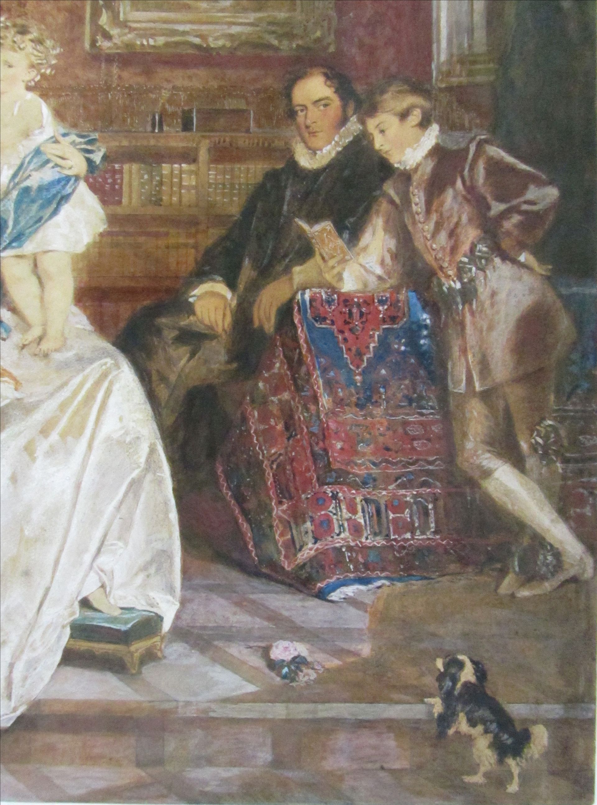 19th Century Family Portrait - Lloyd Haslam & Newton Conservation