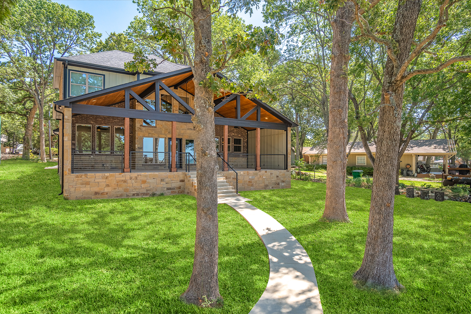 Custom Home Exterior Photos | Rustic Creek Homes