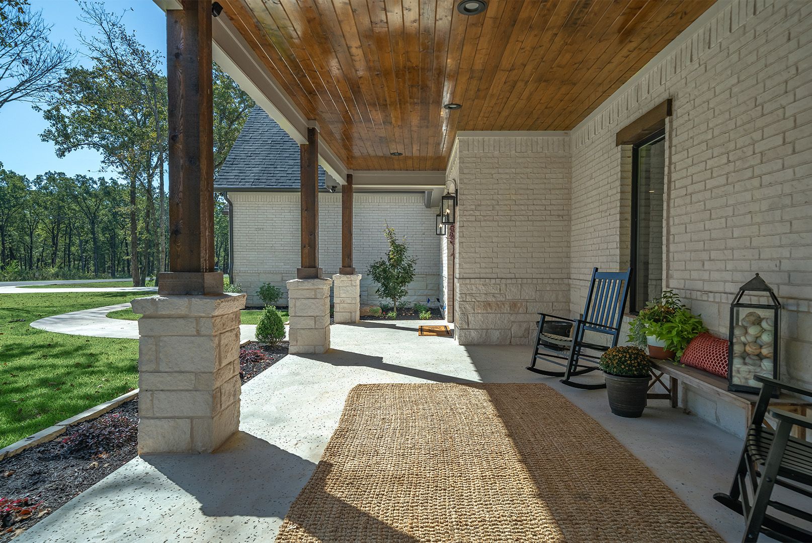 Custom Home Outdoor Living Space Photos | Rustic Creek Homes