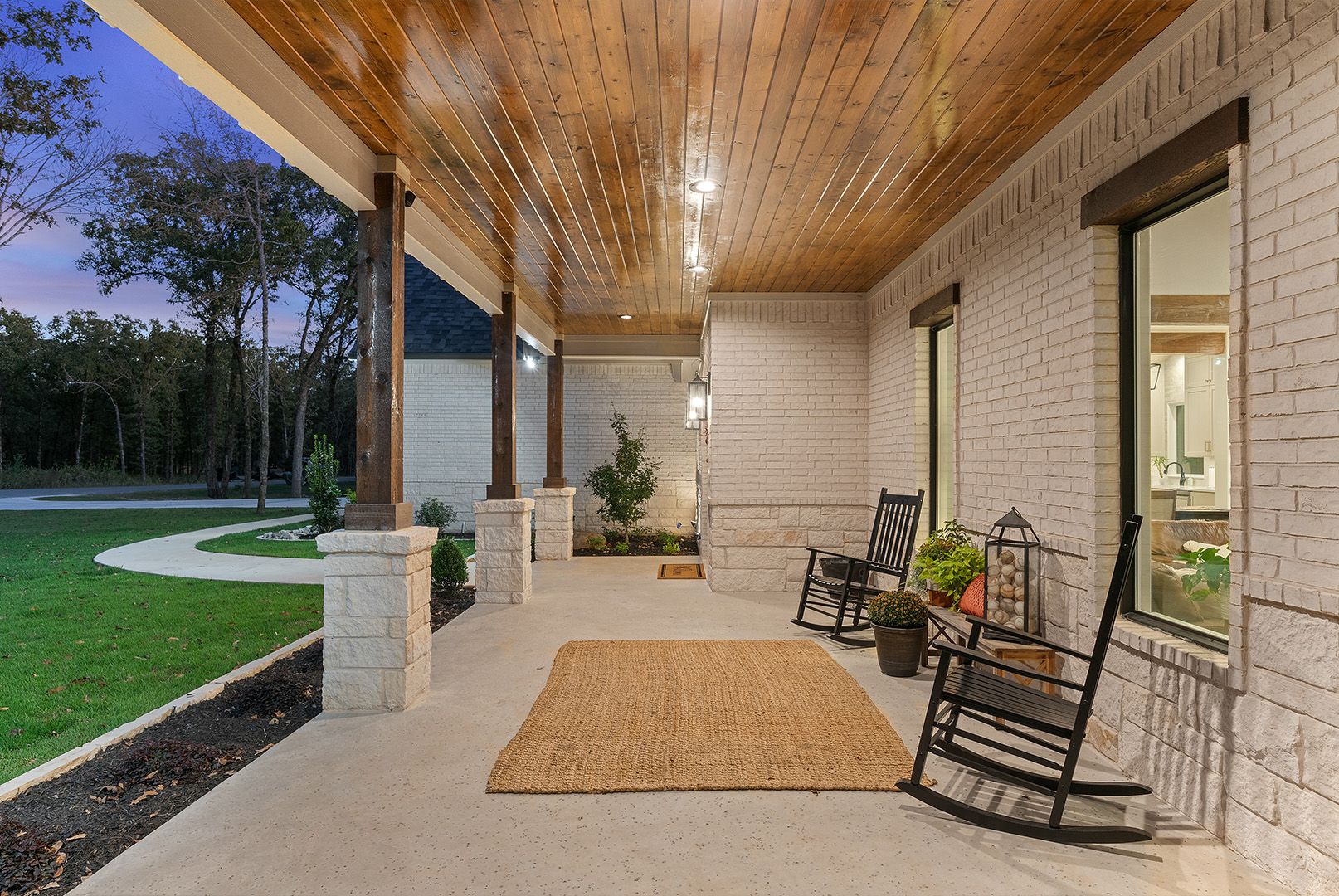 Custom Home Outdoor Living Space Photos | Rustic Creek Homes