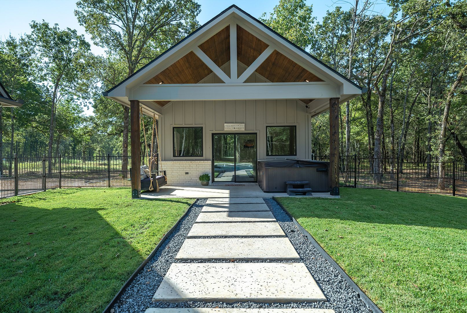Custom Home Outdoor Living Space Photos | Rustic Creek Homes