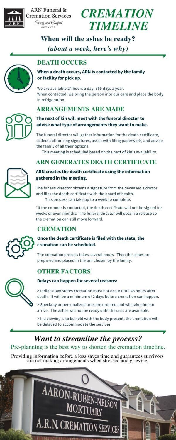 Cremation Timeline - Insightful Infographic Overview