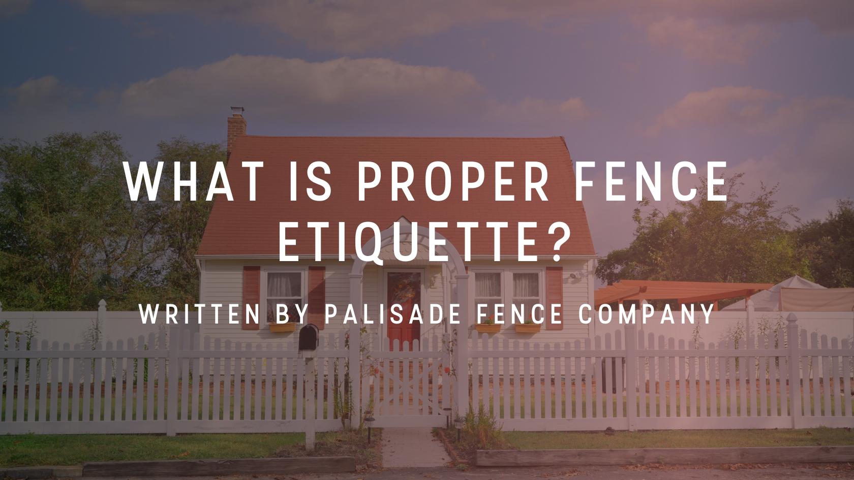 What is Proper Fence Etiquette?