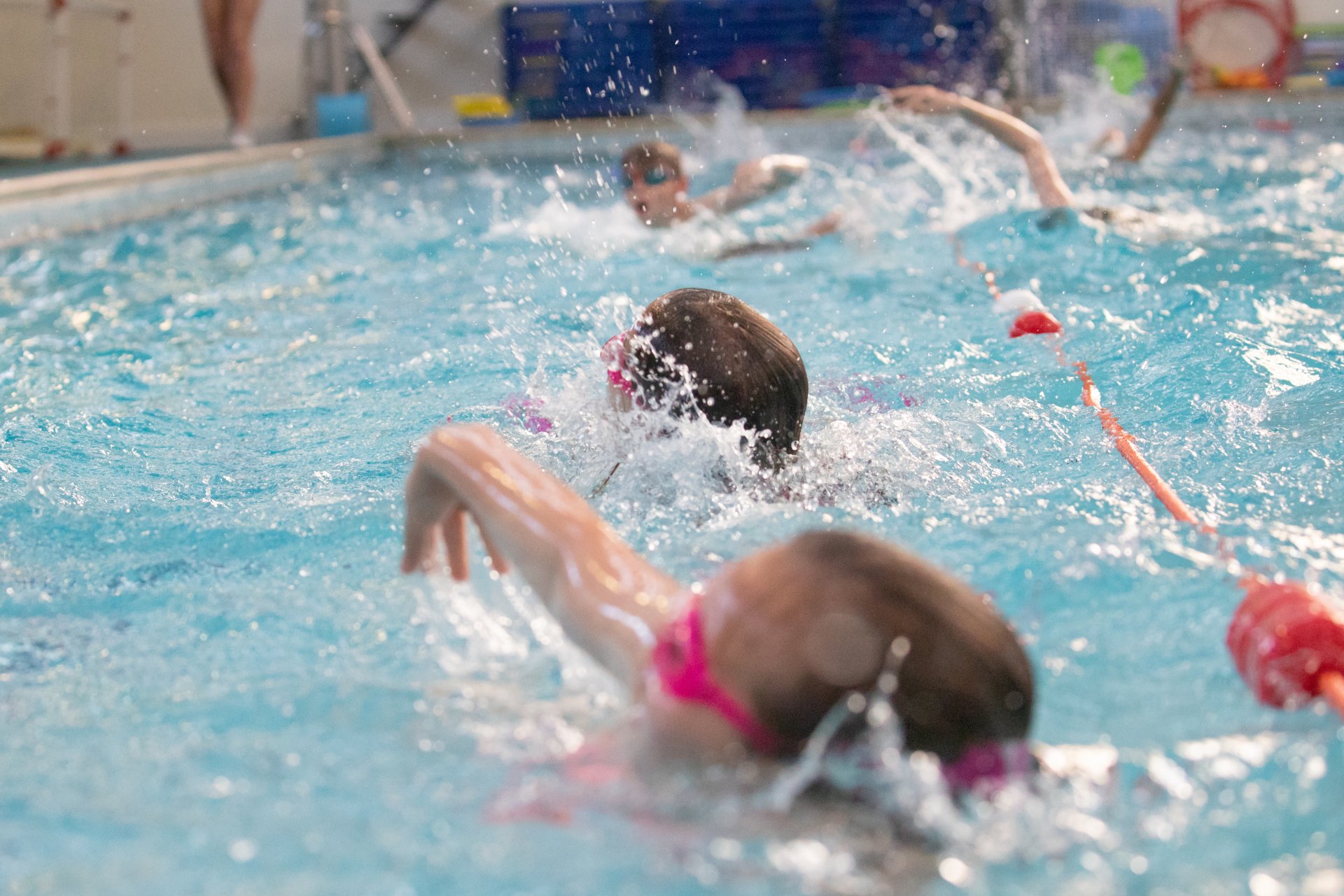 We love to swim in Ashby de la zouch