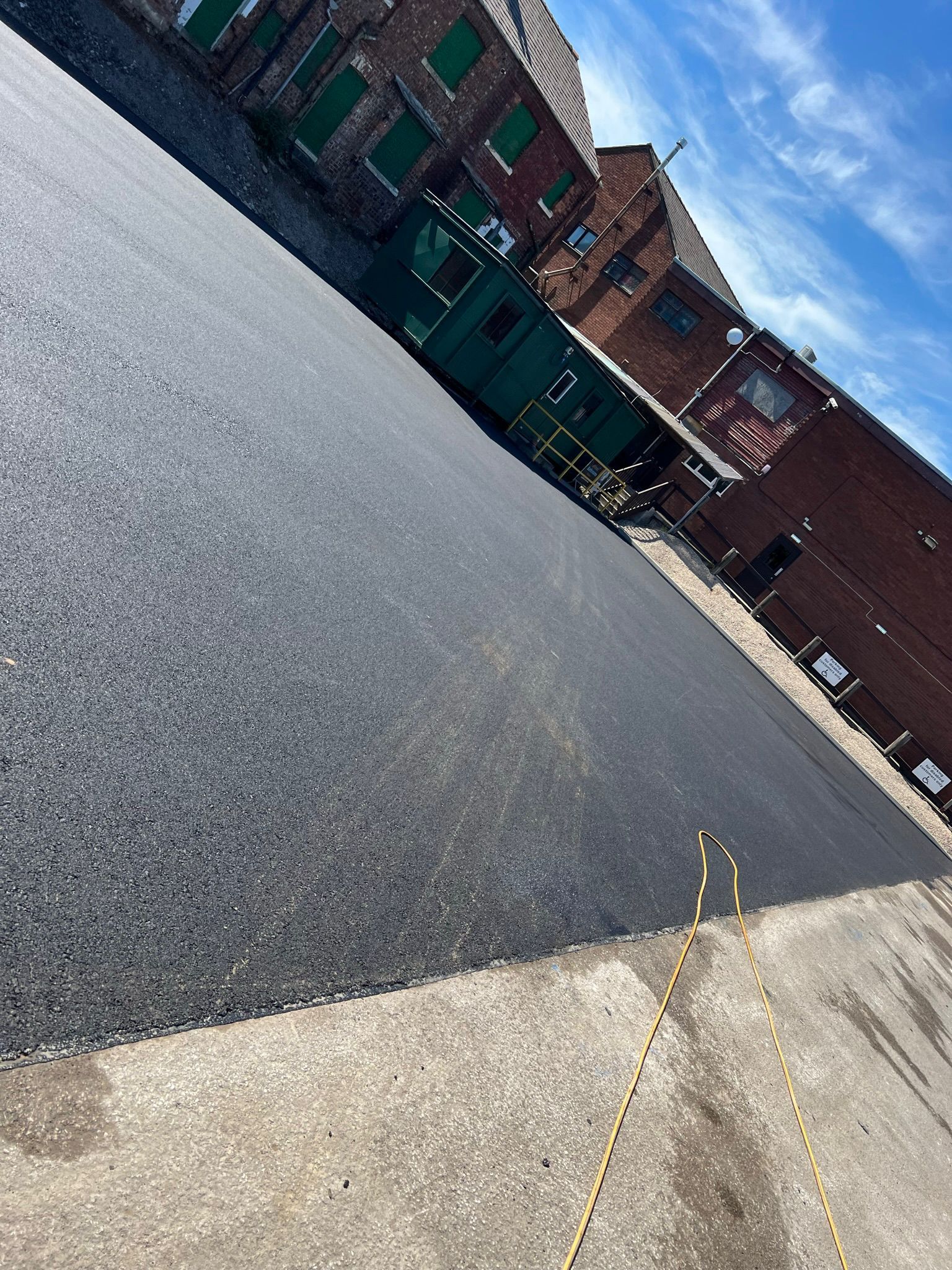 Tarmac car park installation
