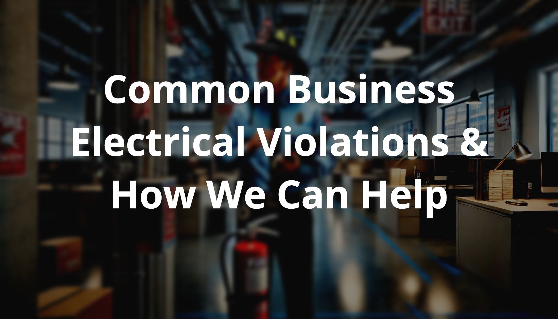 Common Business Electrical Violations