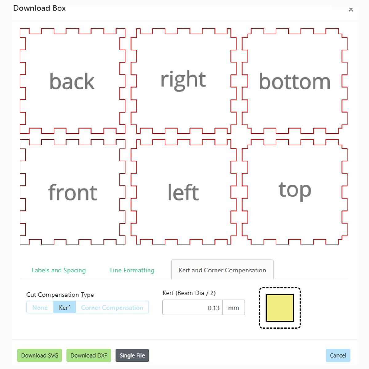 Let’s Build a 57mm Cube with MakerCase and the SD-60-9060!