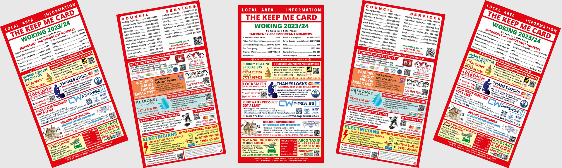 Find verified tradespeople in Woking District Council area.