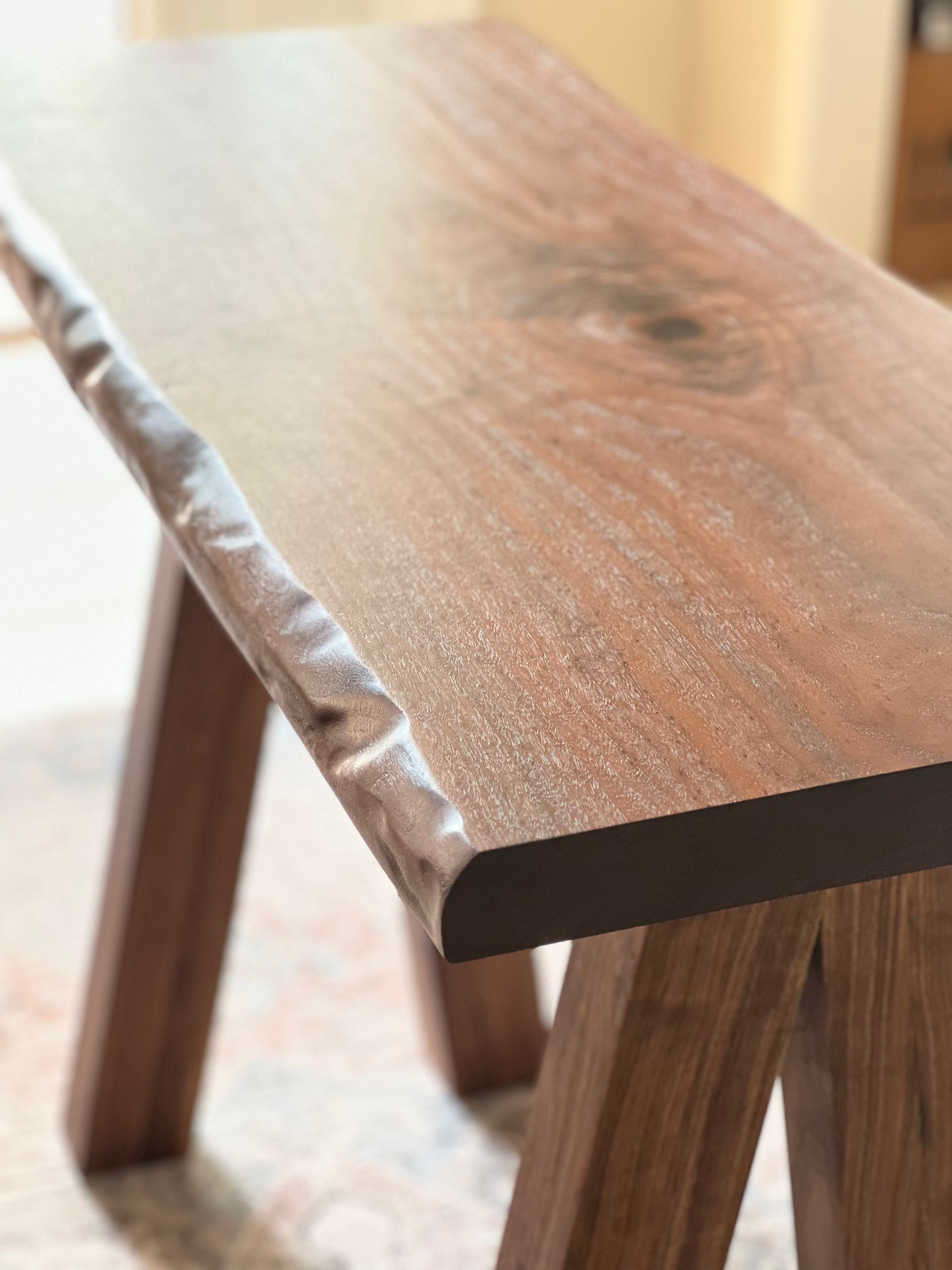 White Oak Live Edge Desk