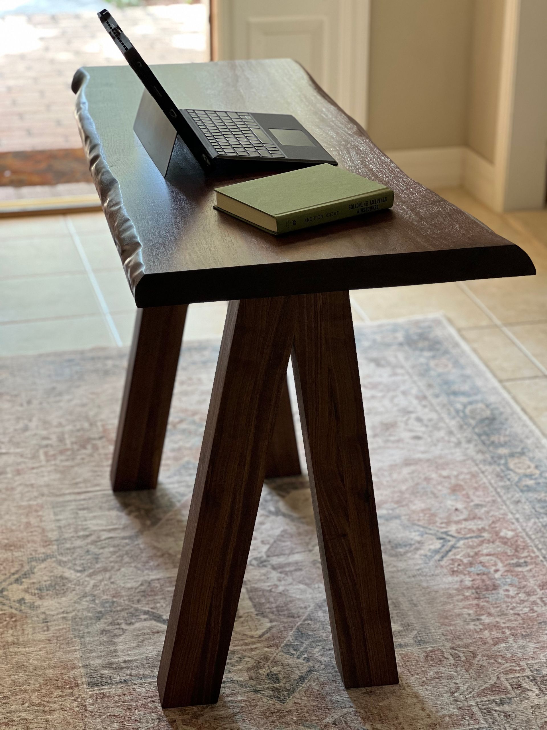 White Oak Live Edge Desk