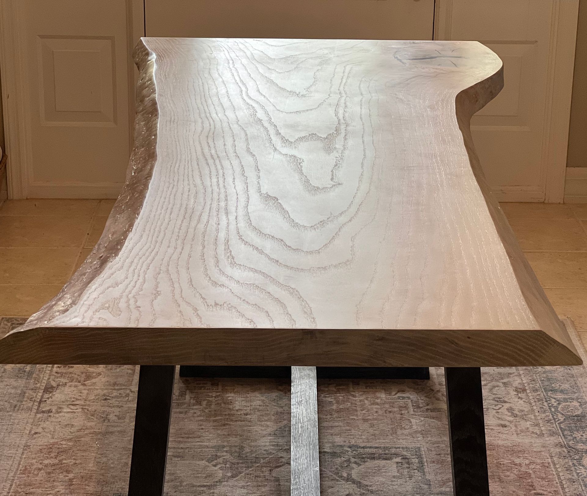 White Oak Live Edge Desk