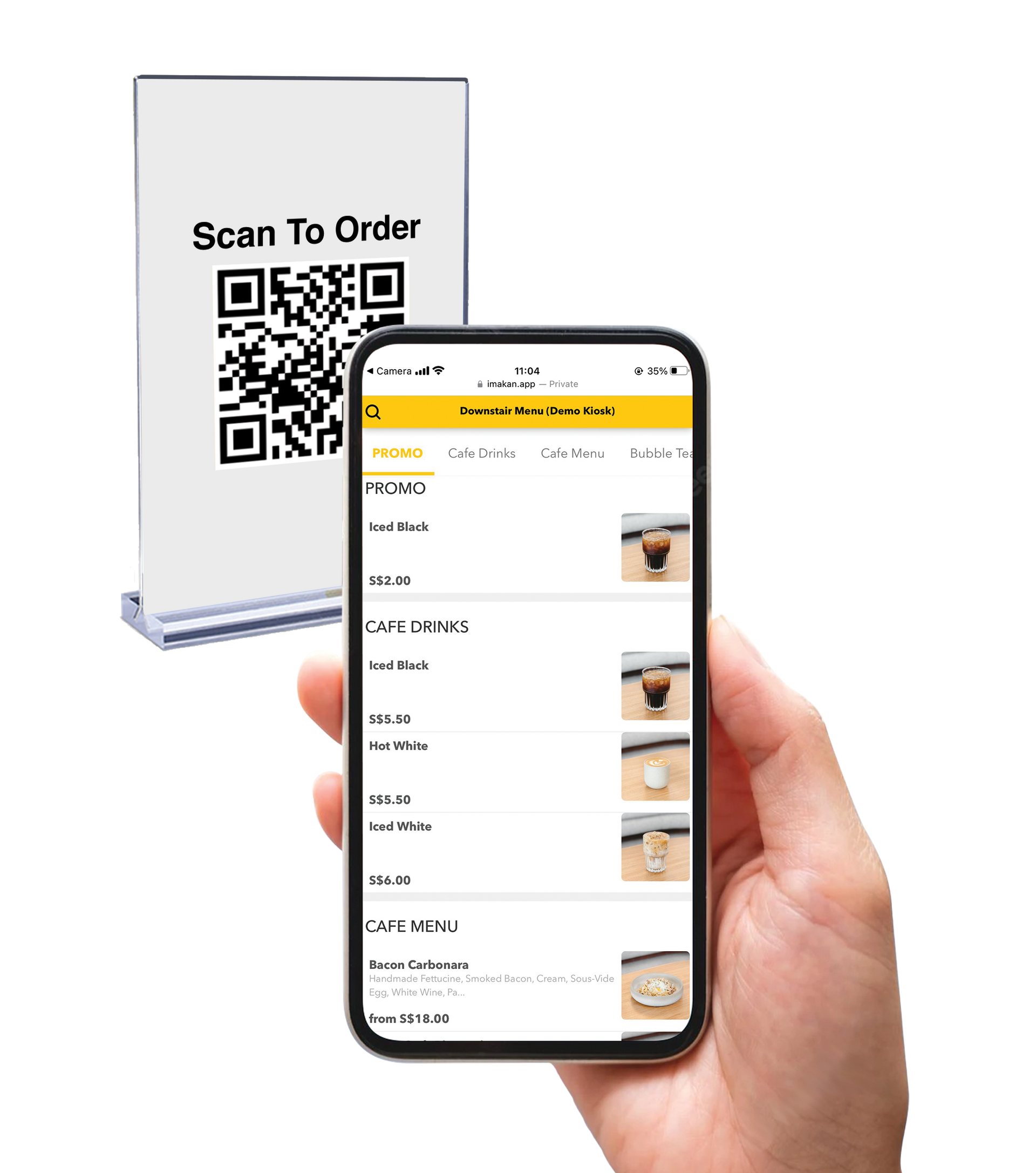 iMakan QR Mobile Ordering System