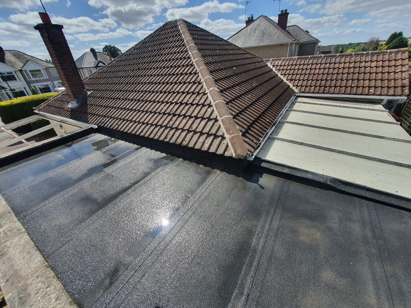 Flat Roof & Ridge Tiles - Allesley Village